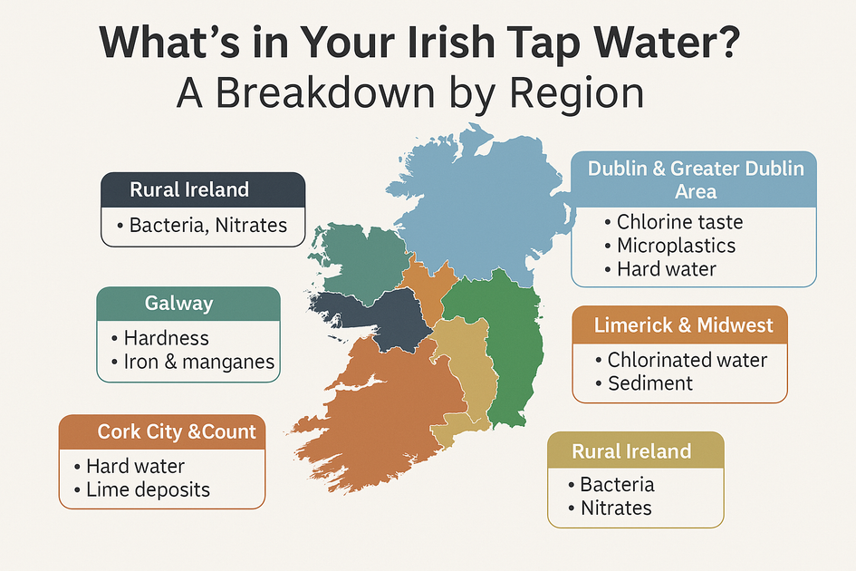 What’s in Your Irish Tap Water? A Breakdown by Region | EcoFilter Ireland