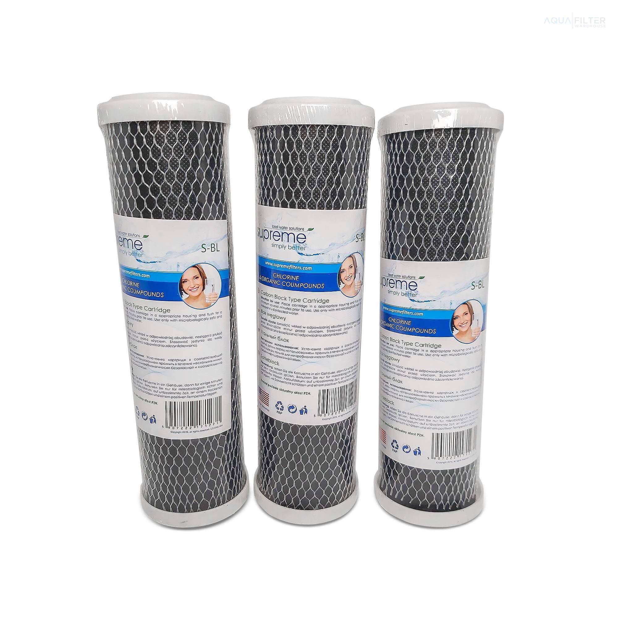Carbon Block Water Filter Cartridges - EcoFilter Ireland